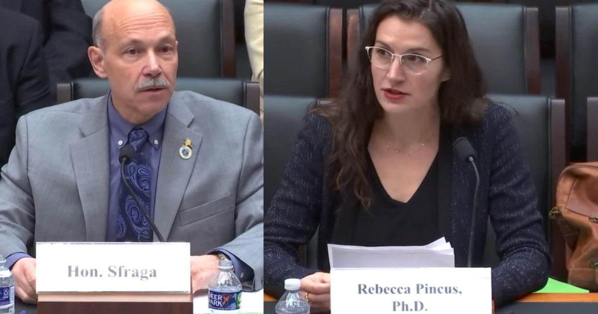 Dr. Rebecca Pincus and Dr. Mike Sfraga Testify Before the House ...